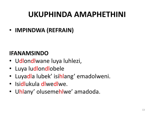 Izinkondlo1(2) | PPTX