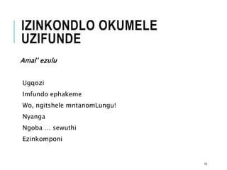 Izinkondlo zika bw vilakazi | PPTX