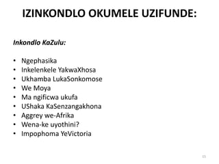 Izinkondlo zika bw vilakazi | PPTX