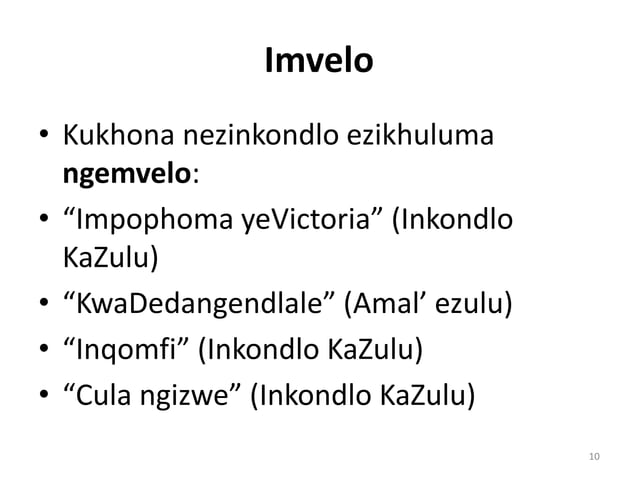 Izinkondlo zika bw vilakazi(1) | PPTX | World/International Music | Music