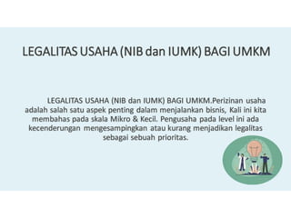 Go Modern Level 2 - Izin Usaha (IMB dan IUMK) Bagi UMKM | PPT