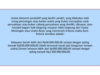 Go Modern Level 2 - Izin Usaha (IMB dan IUMK) Bagi UMKM | PPT