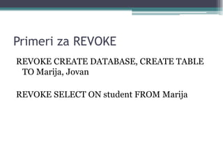Izmenjena prezentacija sql | PPT