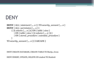 Izmenjena prezentacija sql | PPT