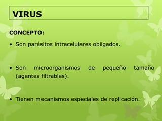 Generalidades de los virus en la salud humana | PPTX