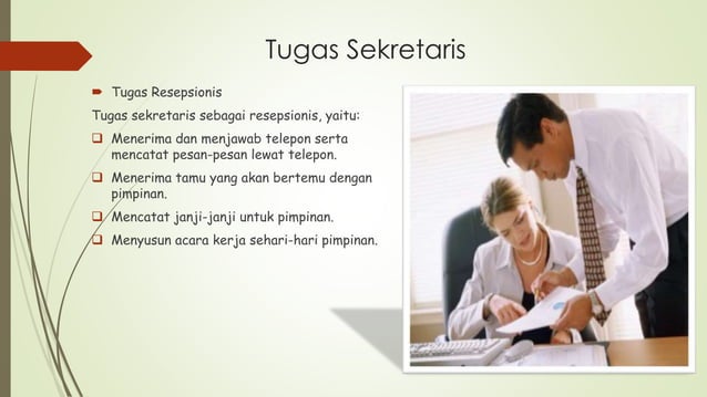 Tugas peranan sekretaris | PPTX