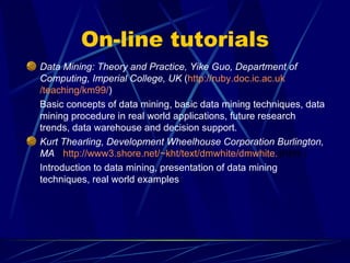 Izobrazevanje za data-mining | PPT | Computer Software and Applications ...