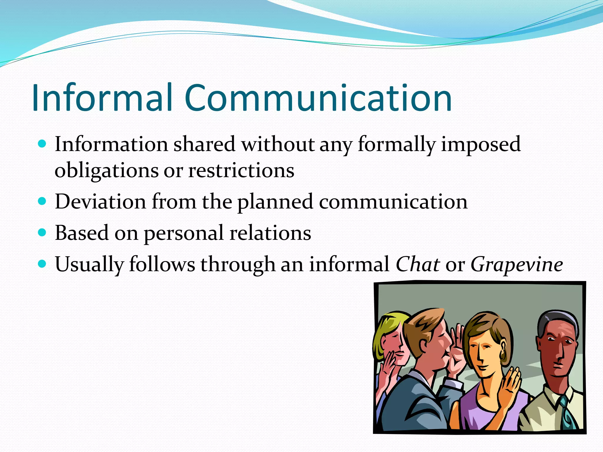5.formal informal comm channels | PPTX | Business and Finance