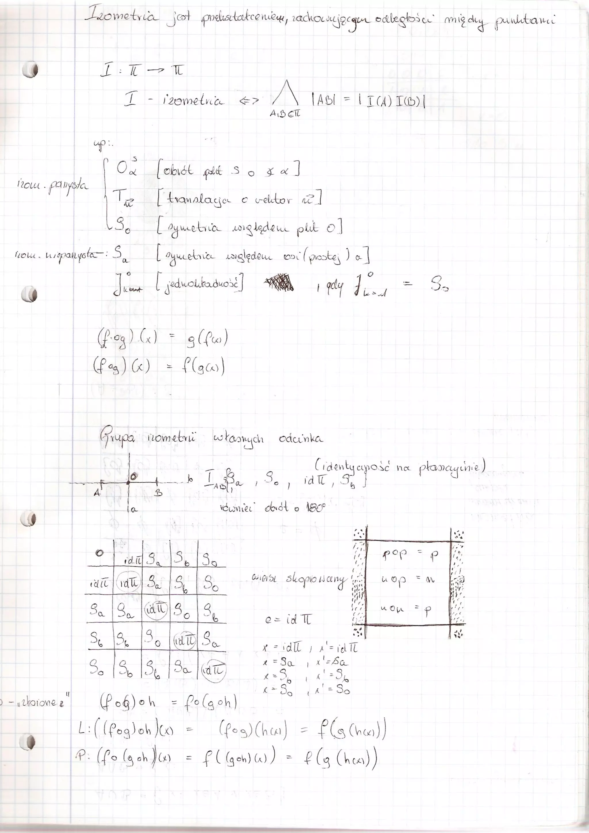 Algebra - izometria | PDF
