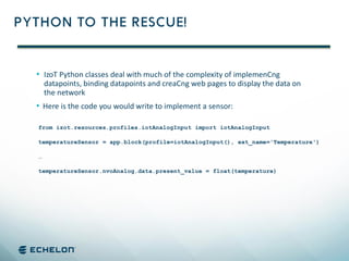 IzoT platform presentation | PDF