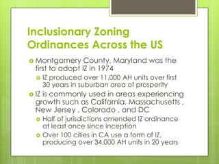 Inclusionary Zoning Presenation | PPT