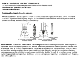 Izrada navoja i zupcanika | PPT