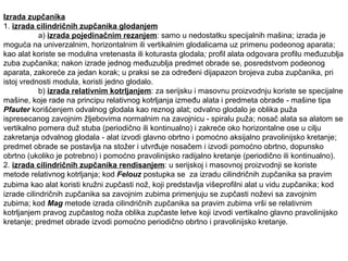 Izrada navoja i zupcanika | PPT