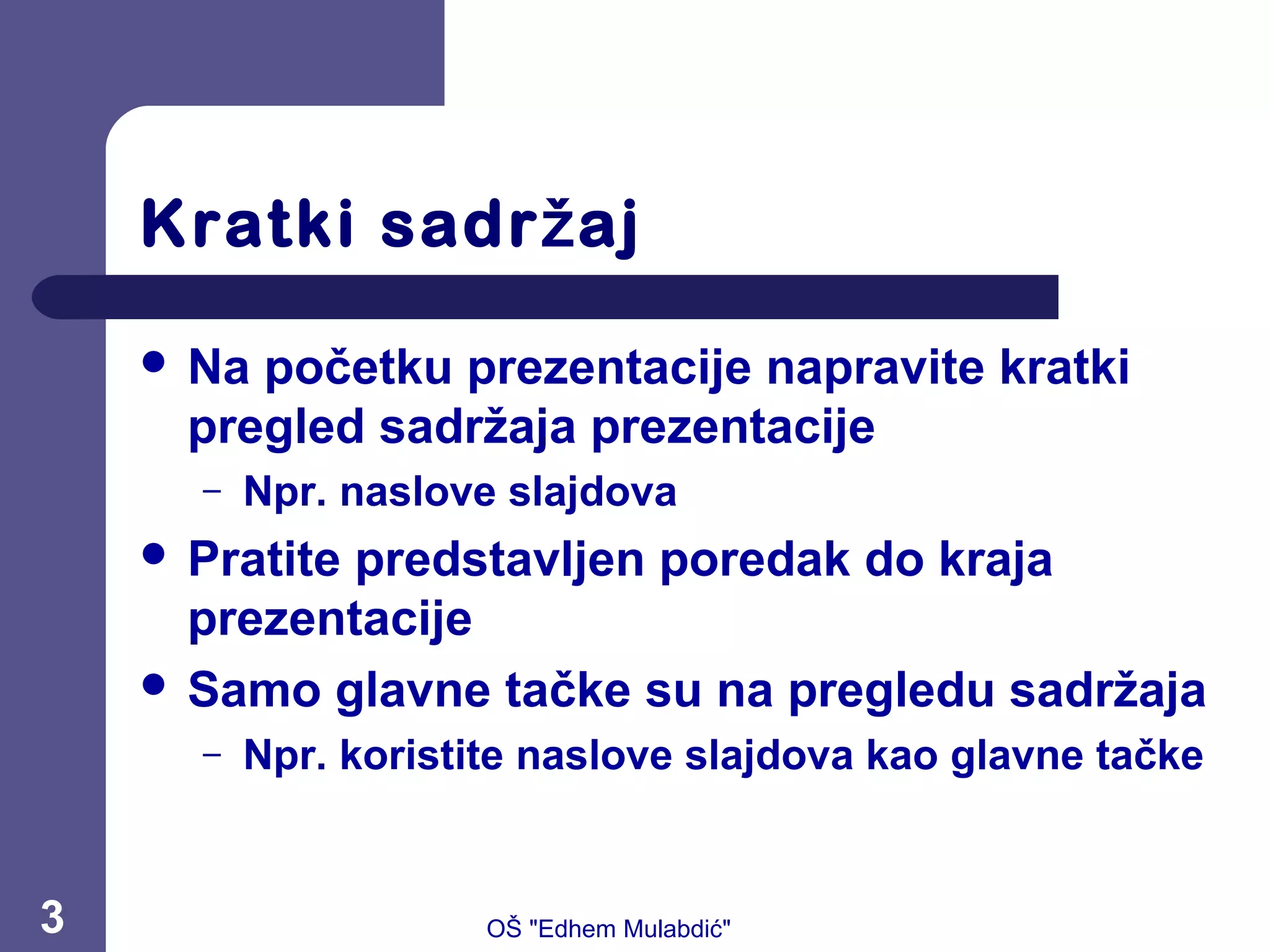 Izrada power point prezentacija | PPT