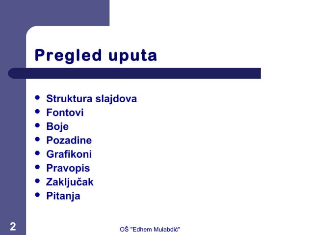 Izrada power point prezentacija | PPT