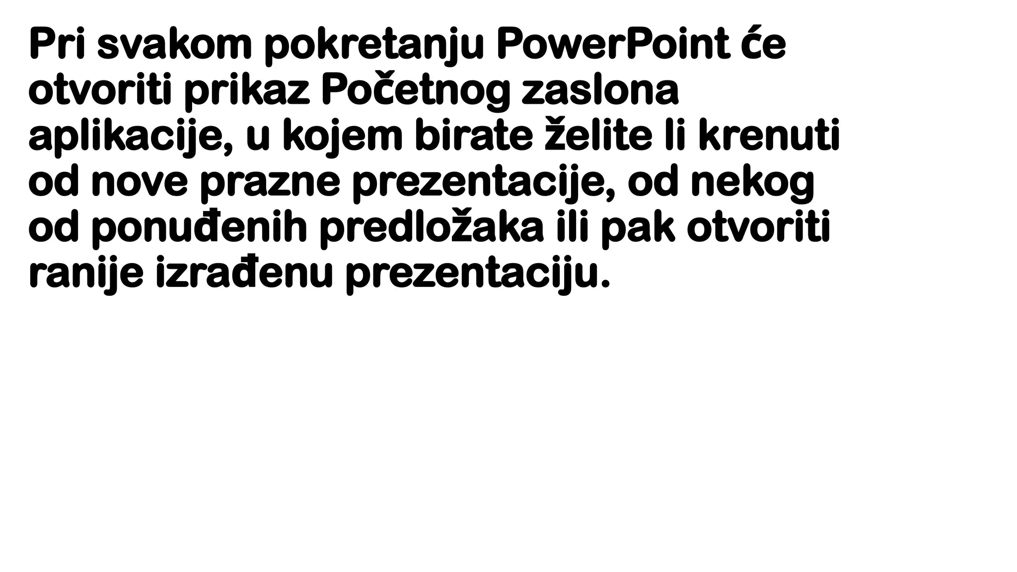Izrada prezentacija za MS Powerpoint.... | PPTX