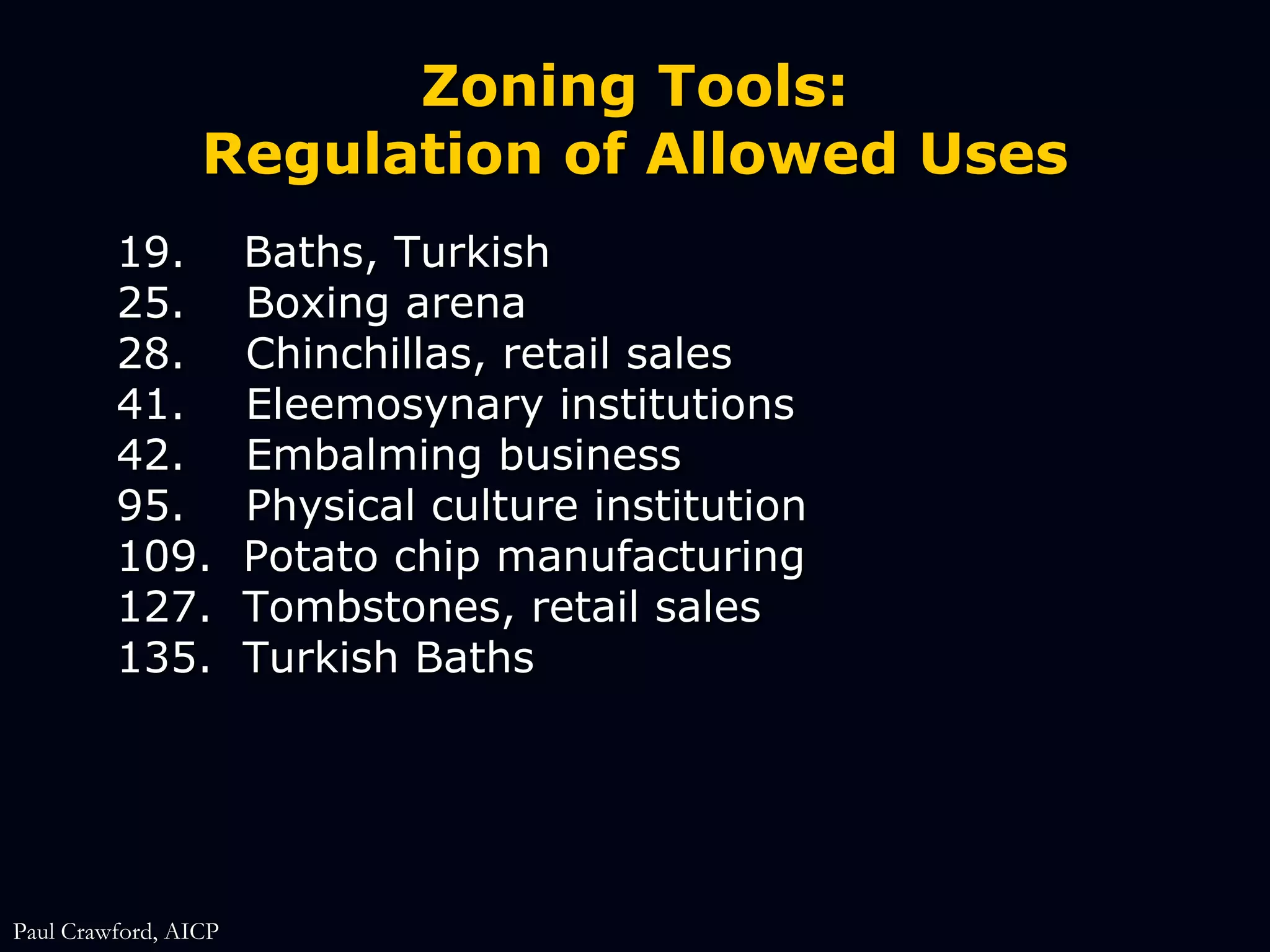 Innovative Zoning Strategies Workshop - Intro to form based codes - Part 1 | PDF