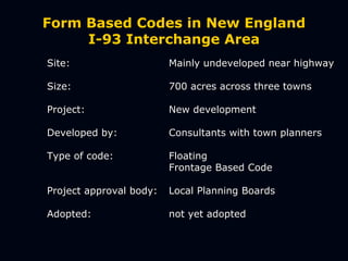 Innovative Zoning Strategies Workshop - Intro to form based codes - Part 1 | PDF