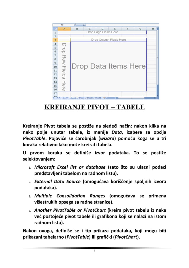 Izvedene tabele i dijagrami - Tamara Kršić - Dejan Pejčić | PDF