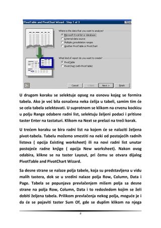 Izvedene tabele Tamara Krsic | PDF