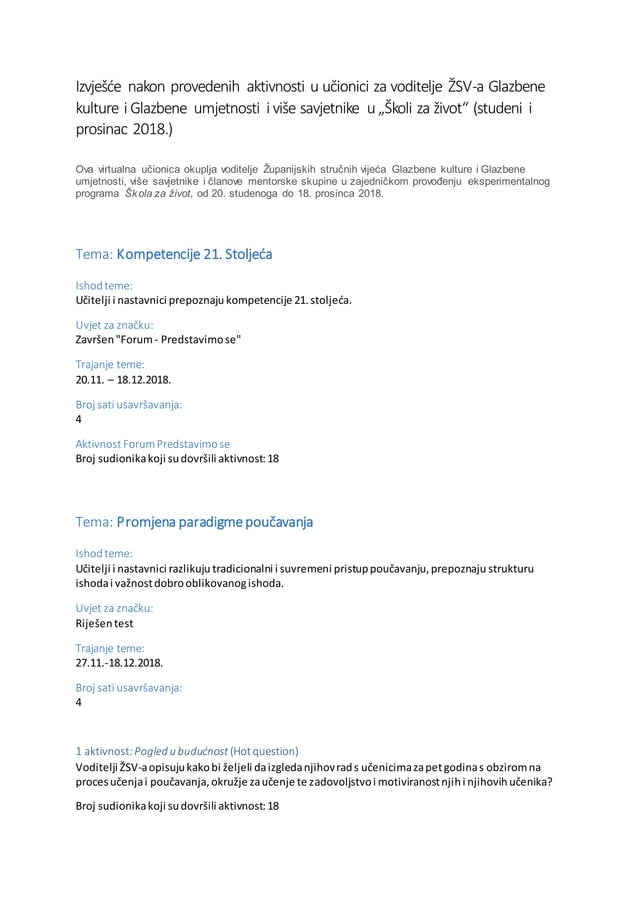 Izvjesce gkgu vu_vod_zsv | PDF