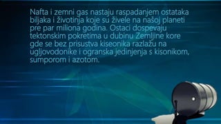 Izvori i upotreba ugljovodonika | PPTX