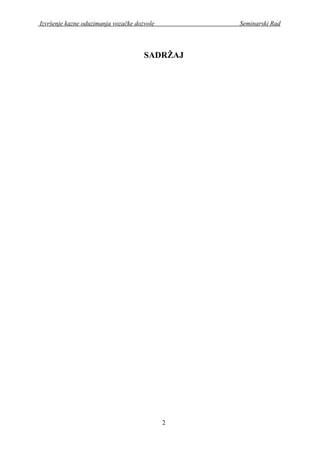 Izvrsenje kazne oduzimanja vozacke dozvole | PDF