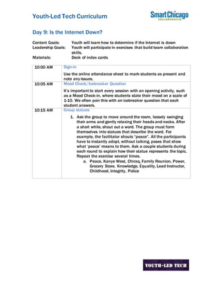 Youth-Led Tech Curriculum Day 9 | DOCX