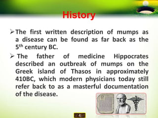 Izzatullah presentation mumps virus | PPTX | Ear, Nose and Throat ...