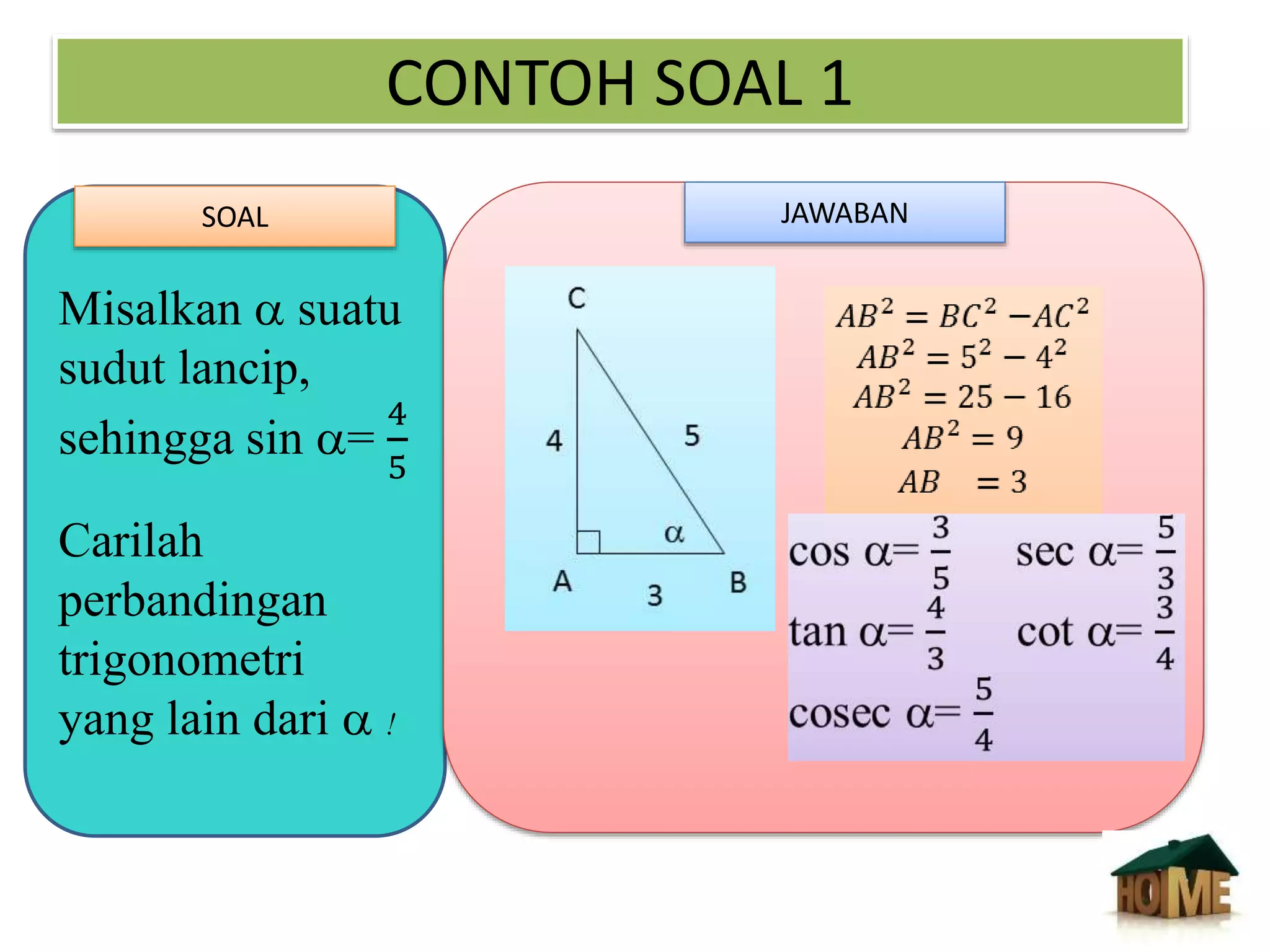 Izzaturrahmi (power point perbandingan trigonometri) | PPT