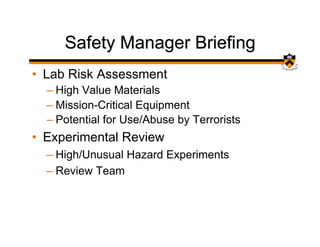 Izzo princeton lab_safety | PPT
