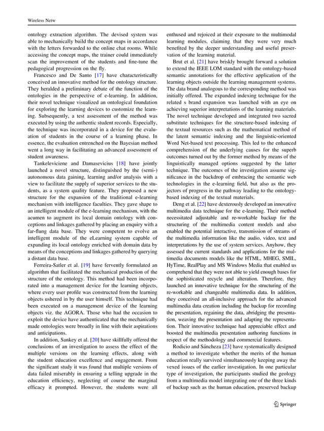 An Efficient Educational Data Mining Approach To Support E Learning Pdf Databases Computer