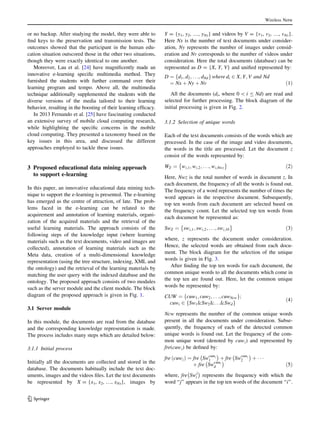 An efficient educational data mining approach to support e-learning | PDF | Databases | Computer ...