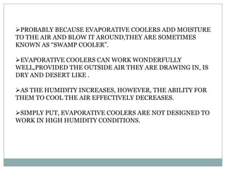 humidity controlled cooler | PPTX