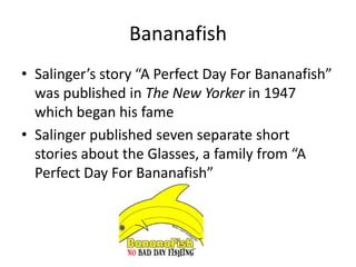 J.D. Salinger Presentation | PPTX