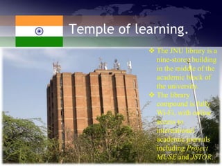 J.n.u. at a glance... | PPTX