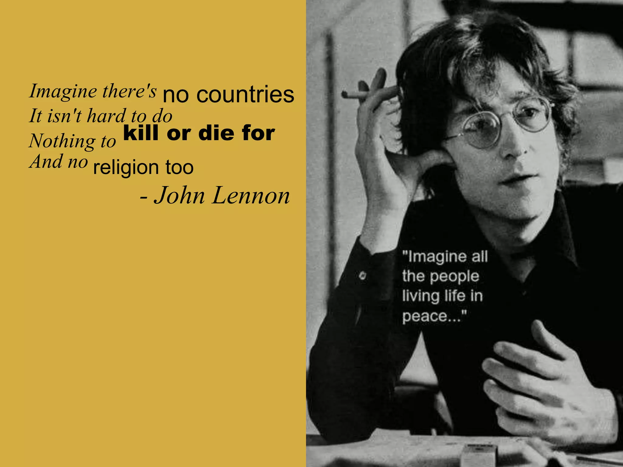 John lennon human rights activitist | PPTX