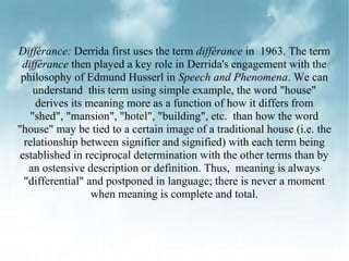 J. derrida. prezentacja | PPT