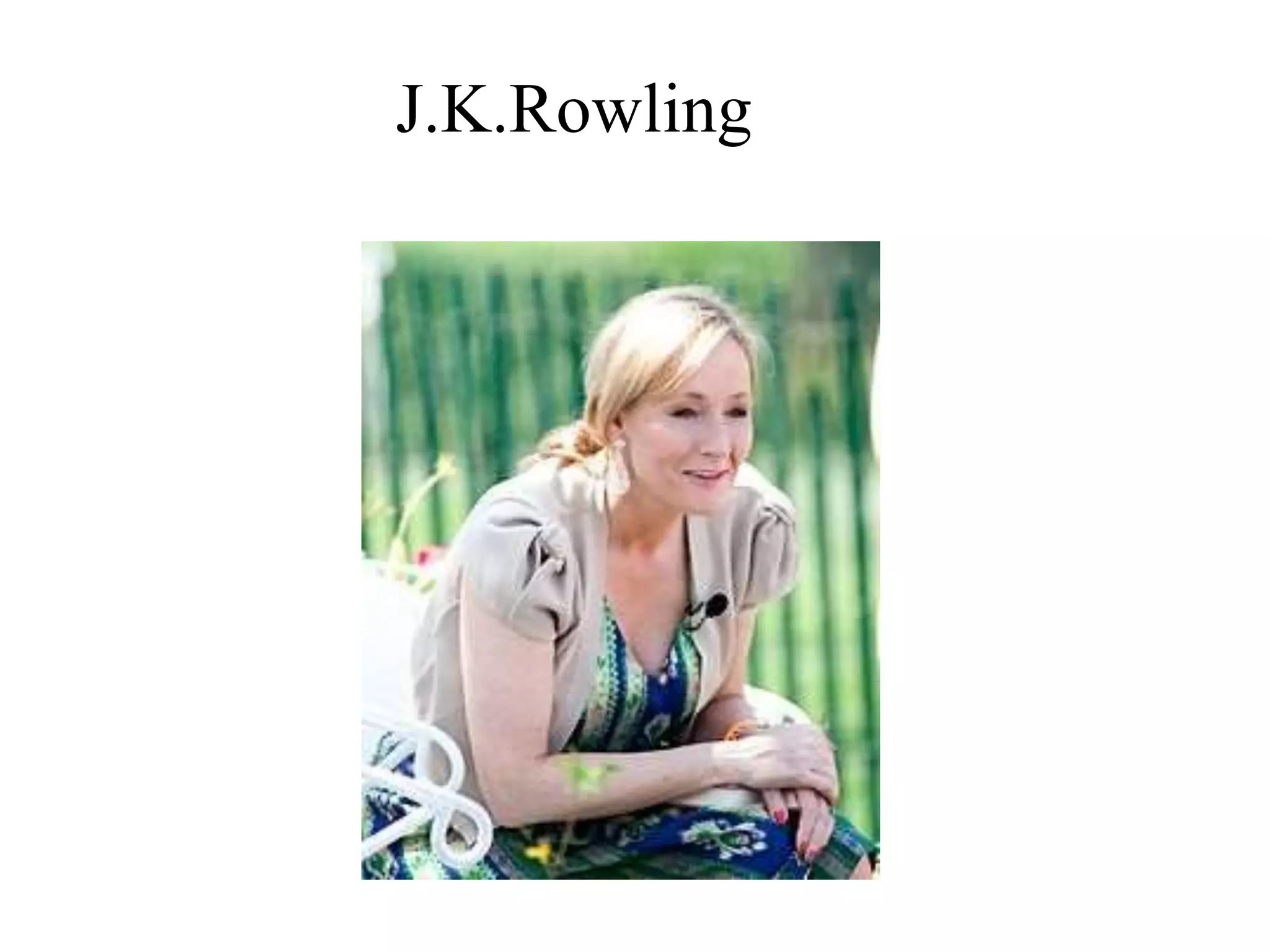 J. K. Rowling | PPTX