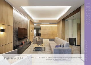 Stretch ceiling finish | Velum Design | PPT