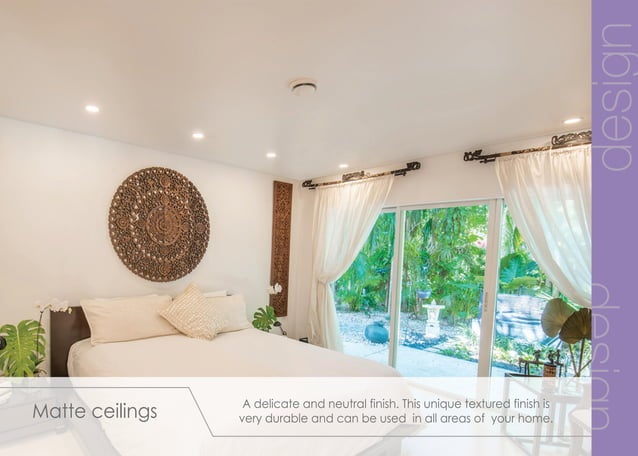 Stretch ceiling finish | Velum Design | PPT