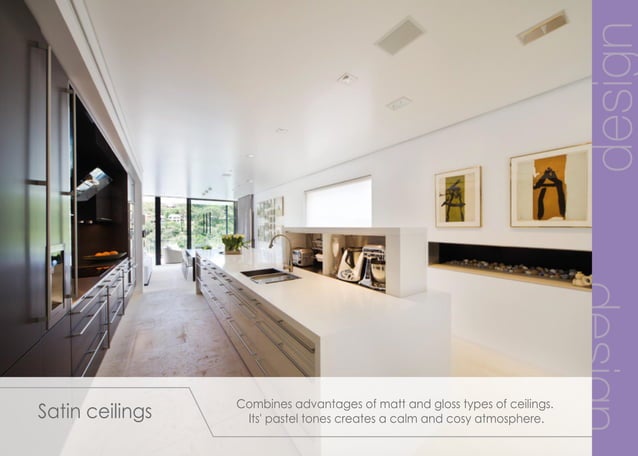 Stretch ceiling finish | Velum Design | PPT