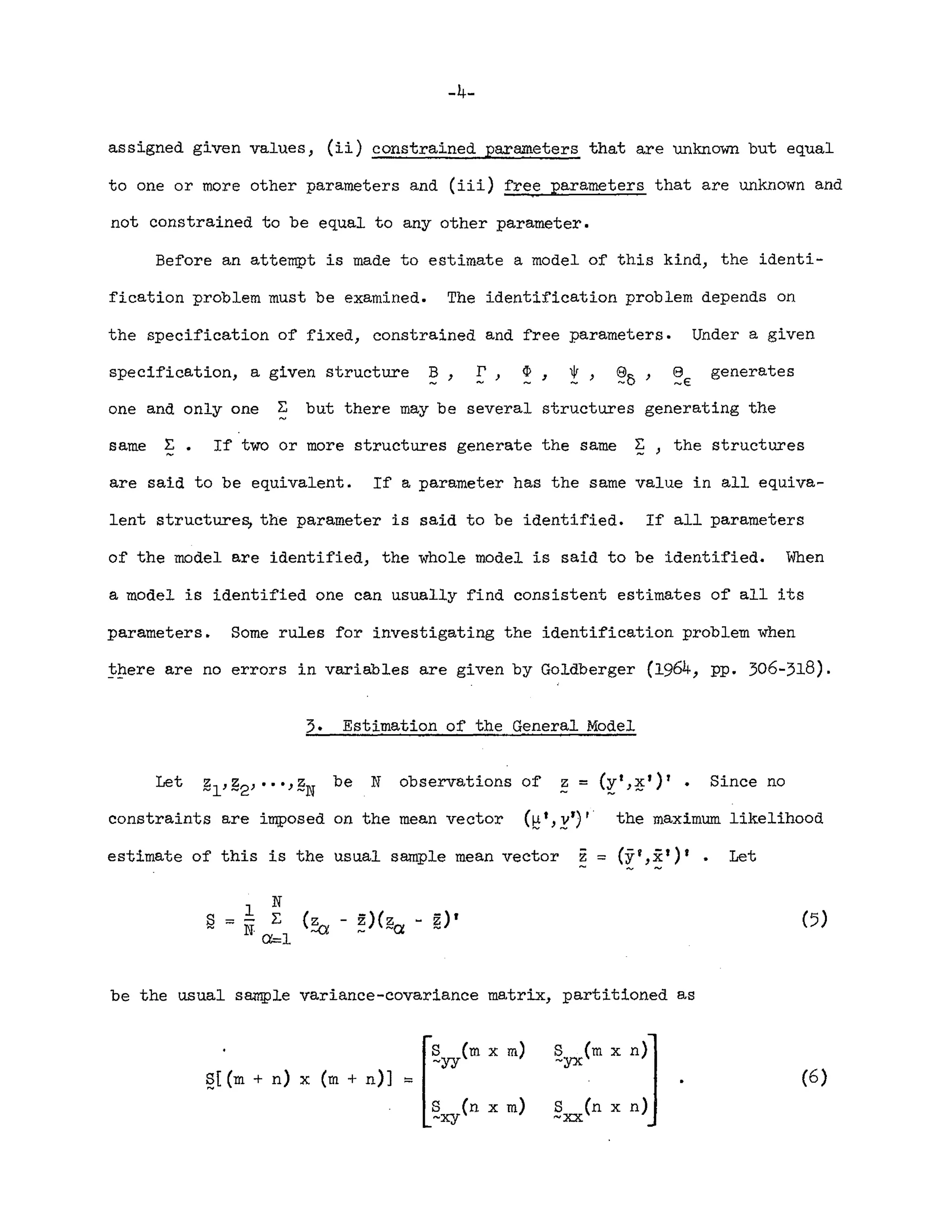 A General Method for Estimating a Linear Structural Equation System | PDF