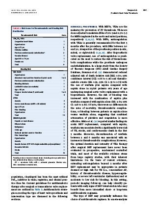 Prosthetic Heart Valve Thrombosis | PDF