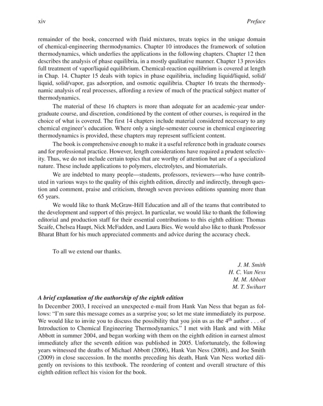 J.M. Smith, Hendrick Van Ness, Michael Abbott, Mark Swihart - Introduction to Chemical ...