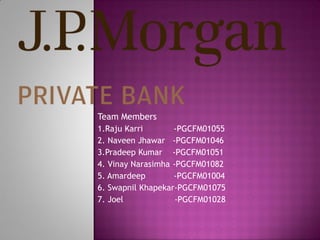 J.P.MORGAN-CASE STUDY.pdf | Business Banking & Finance | Business