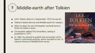 J.R.R. Tolkien's Life Power Point Presentation | PPTX