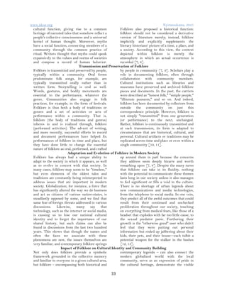 The Role of Folklore in Modern Society (www.kiu.ac.ug) | PDF