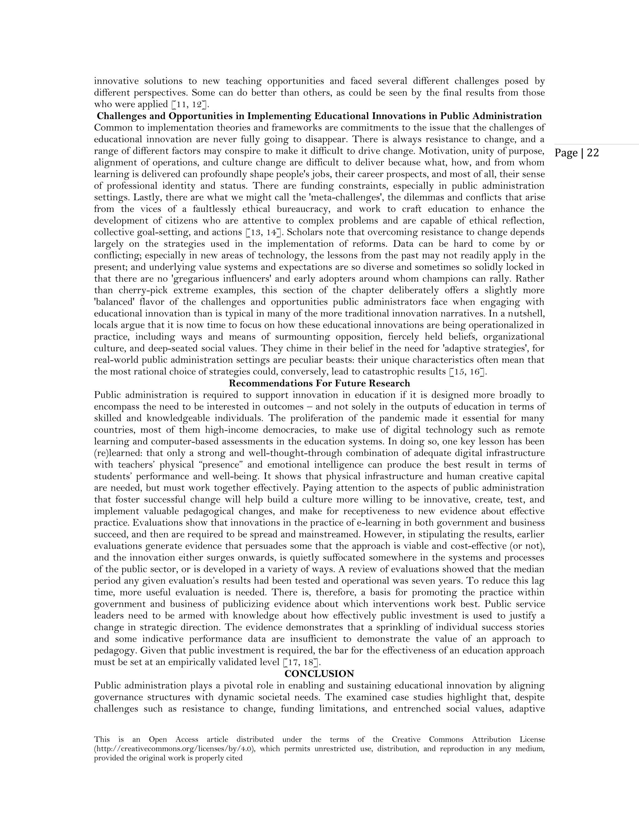 Public Administration and Educational Innovation: Case Studies (www.kiu ...