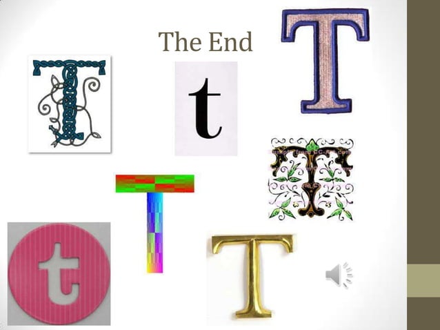 Example Digital Story- Letter T | PPTX